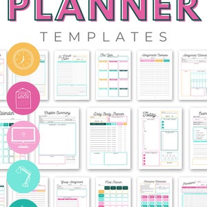 Study Planner Template for Canva 48 Pages Learning Layout, Task ...