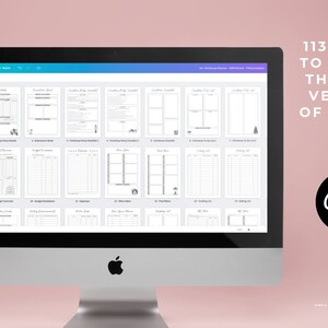 Christmas Planner Templates for Canva, Holidays Planner, Editable ...
