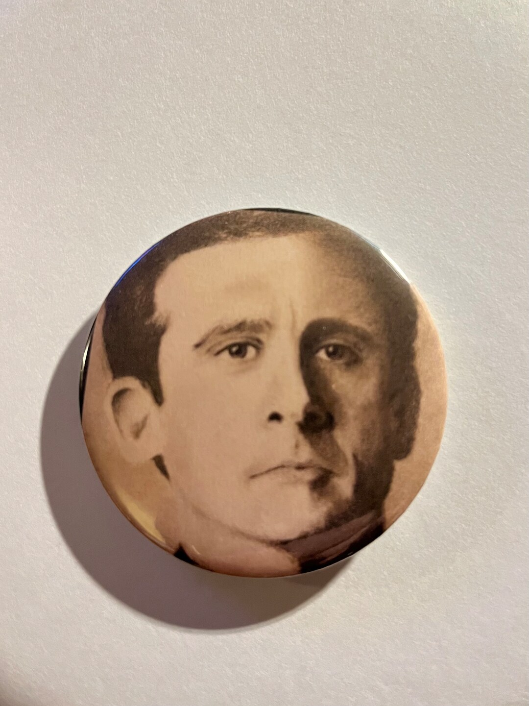 A Hand Drawn Portrait Shrunk Down and Printed Onto a 2.25 - Etsy