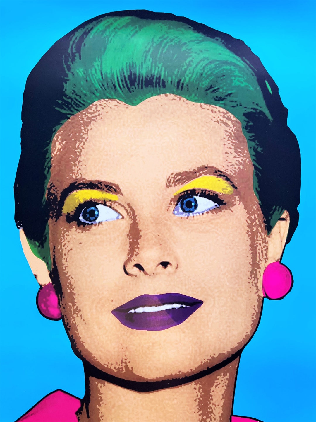 Van Lory - Grace Kelly - Vintage Original Poster - 1999 - Pop Art - Etsy