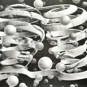 Escher - Band of Union - Impossible Spatial Perspective Limited Edition ...