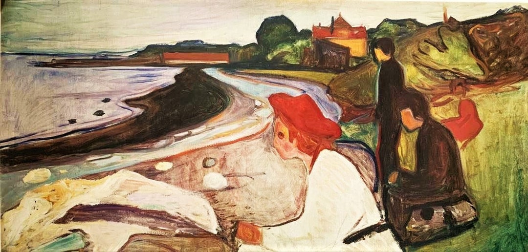 Edvard Munch - Piece Really Rare - Original Vintage Poster - 2000 - 100 ...