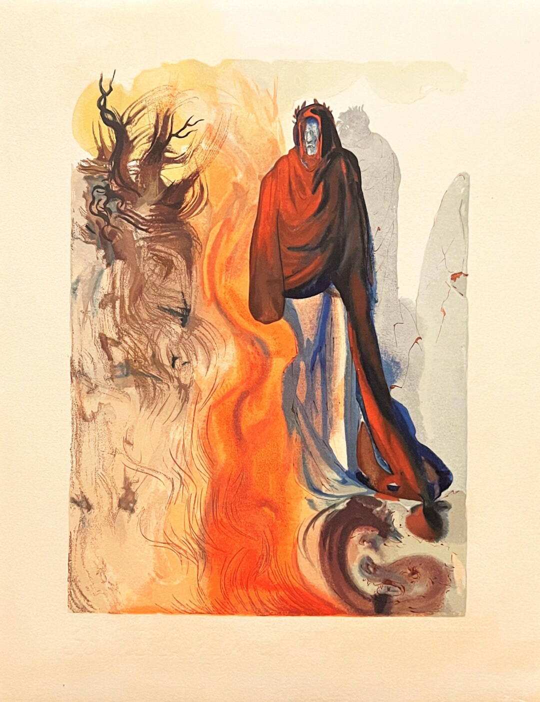 Salvador Dali - the Apparition of Dis - the Divine Comedy - Dante’s ...