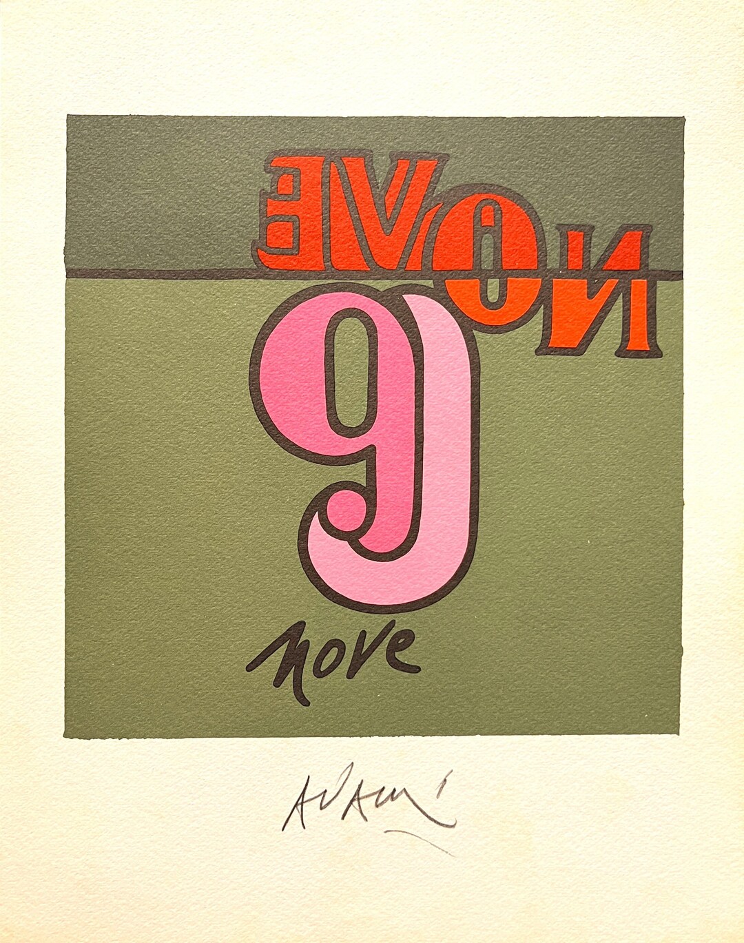 Valerio Adami - Original Vintage Lithograph- Hand Signed by the Artist ...