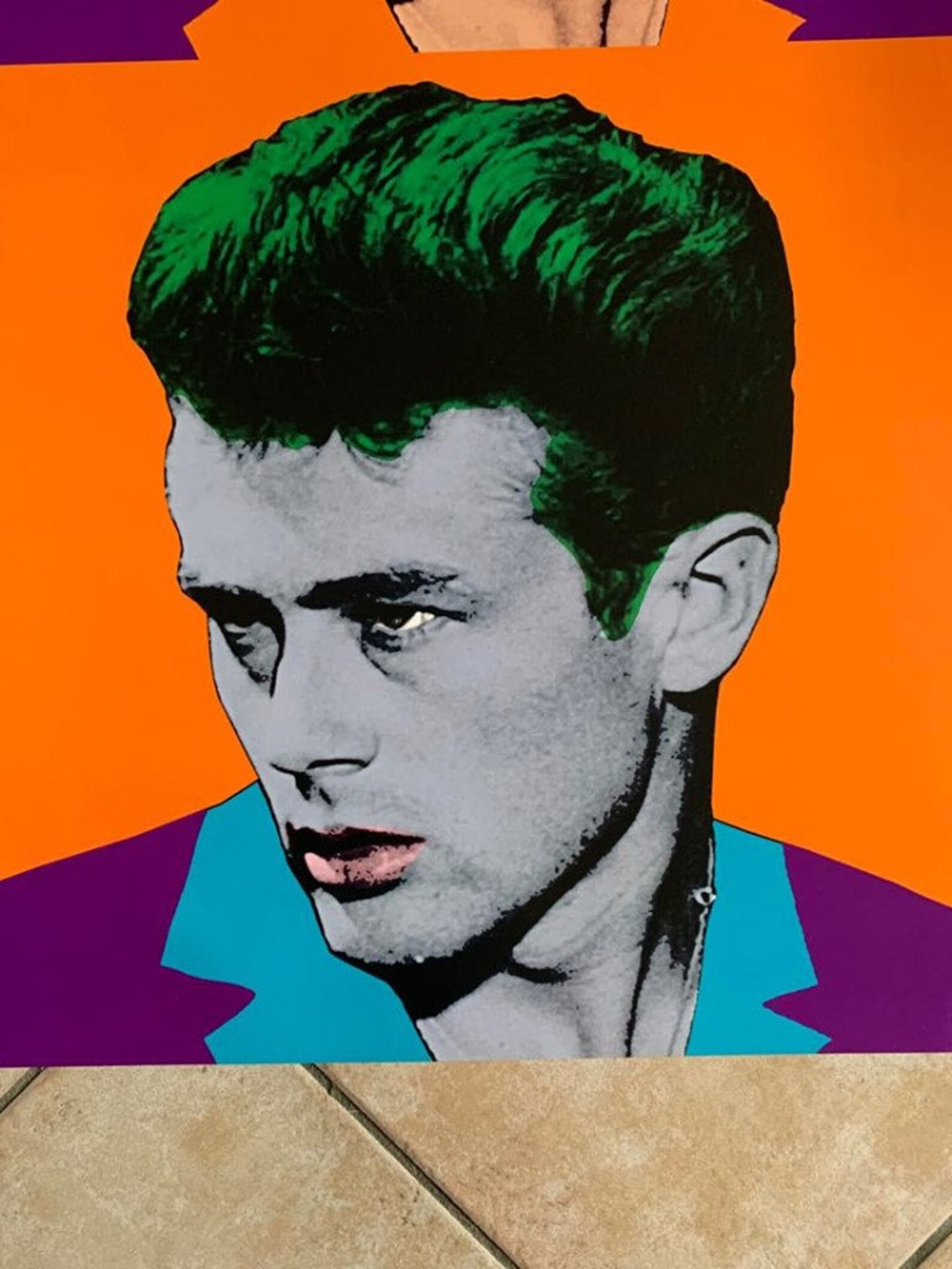Van Lory - James Dean - Vintage Original Poster - 1999 - Pop Art - Etsy