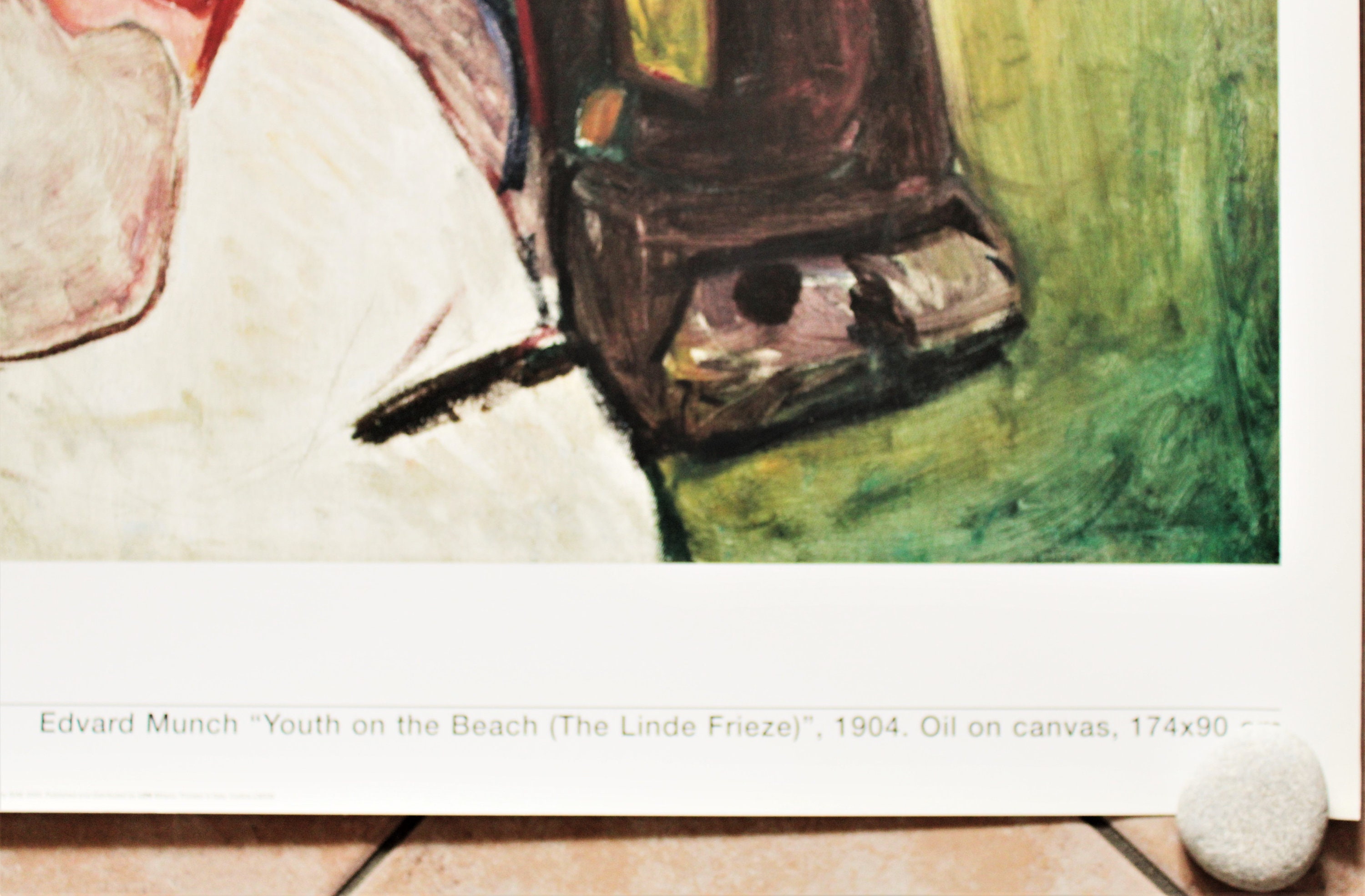 Edvard Munch Piece Really Rare Original Vintage Poster | Etsy