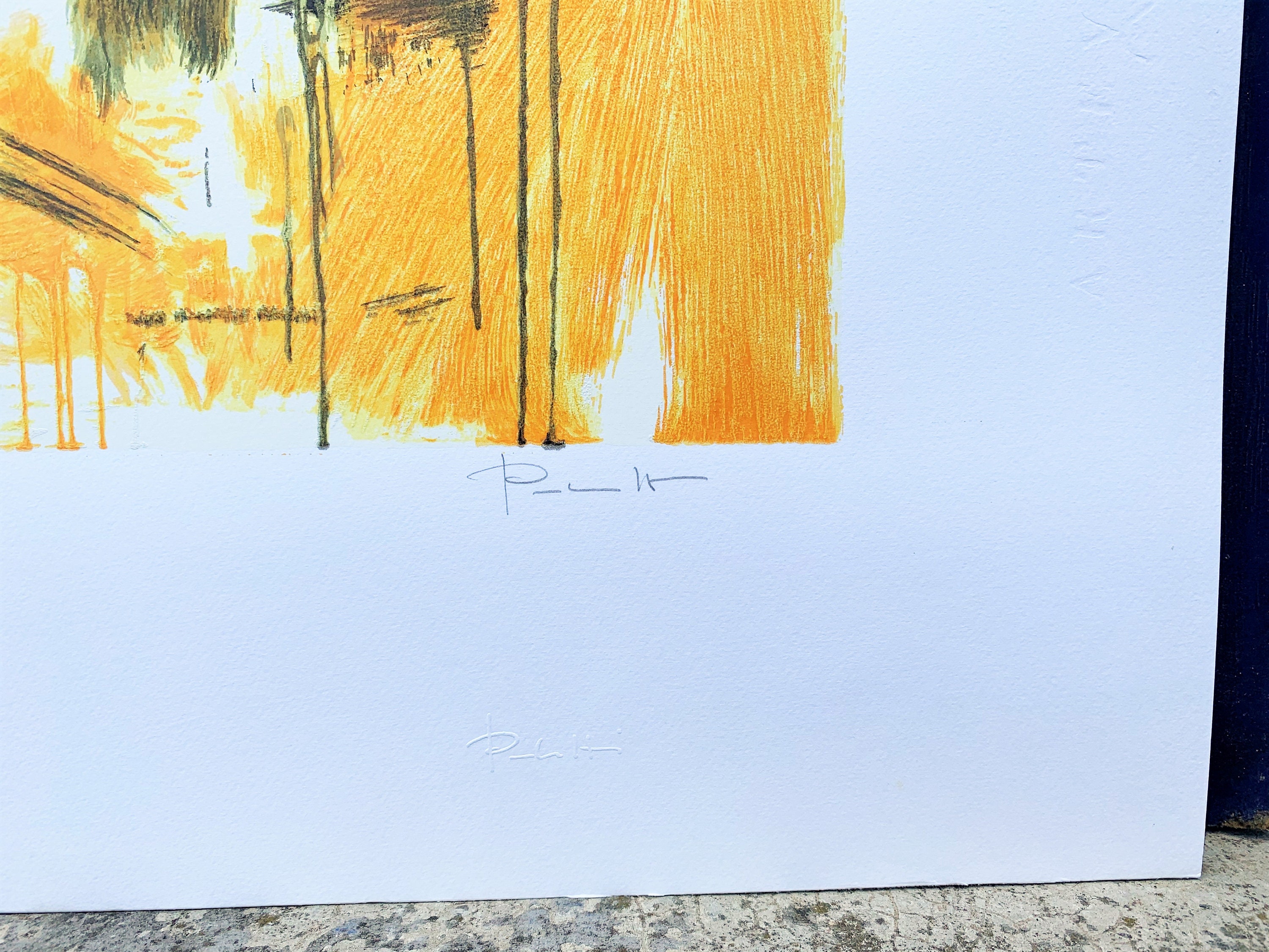 Antonio Pedretti - Materic Serigraph - Print - 1988 - 100 X 80 Cm. - Etsy