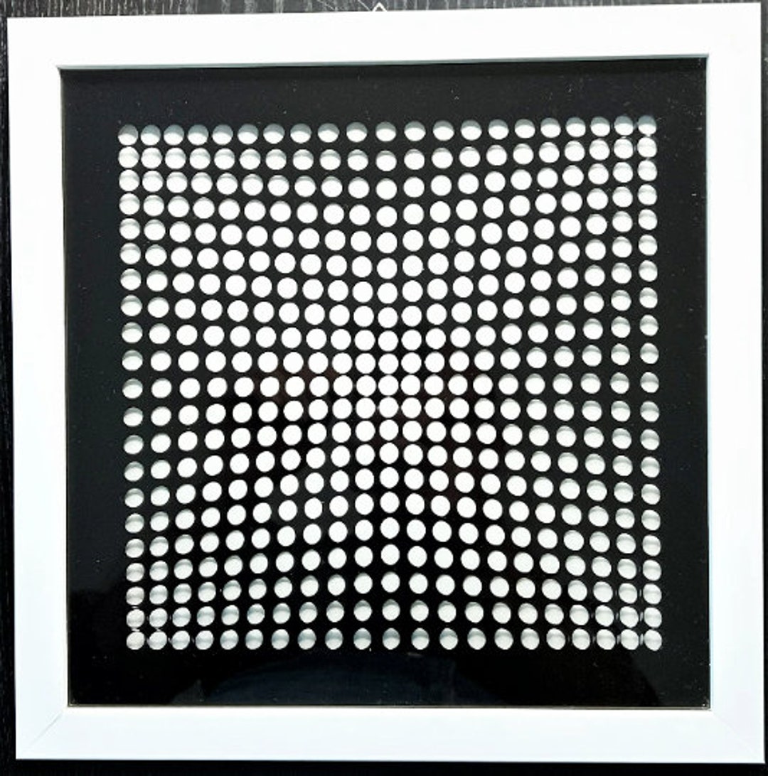 Victor Vasarely Op Art – Kinetic Screenprint – Vintage Optical Art ...