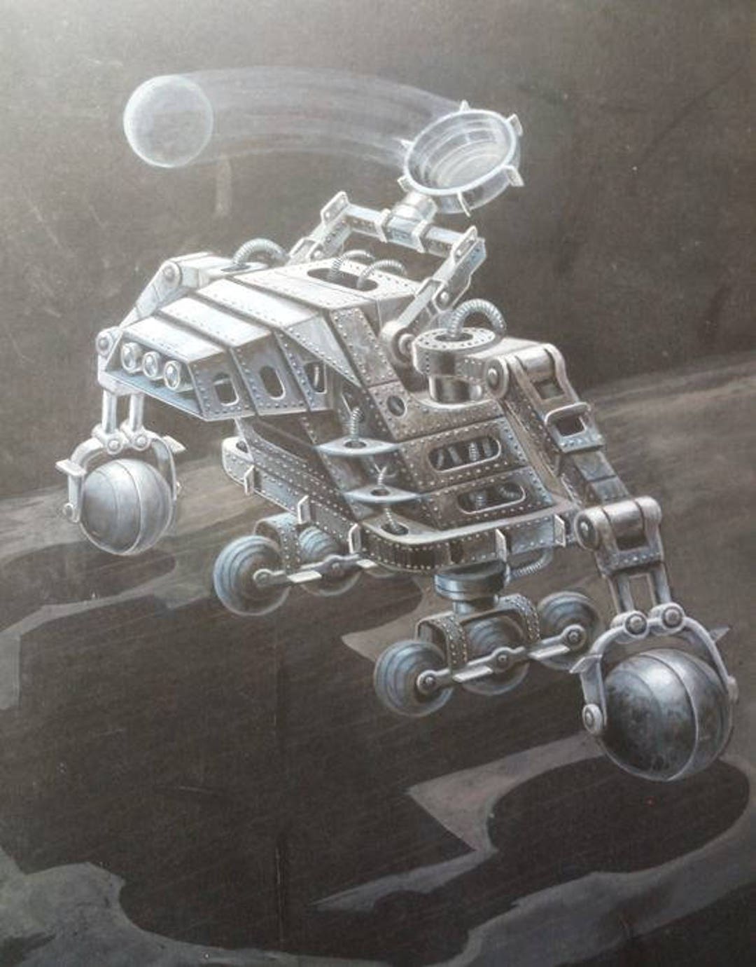 Carlo Rambaldi - Original Painting With Certificate,three Academy ...