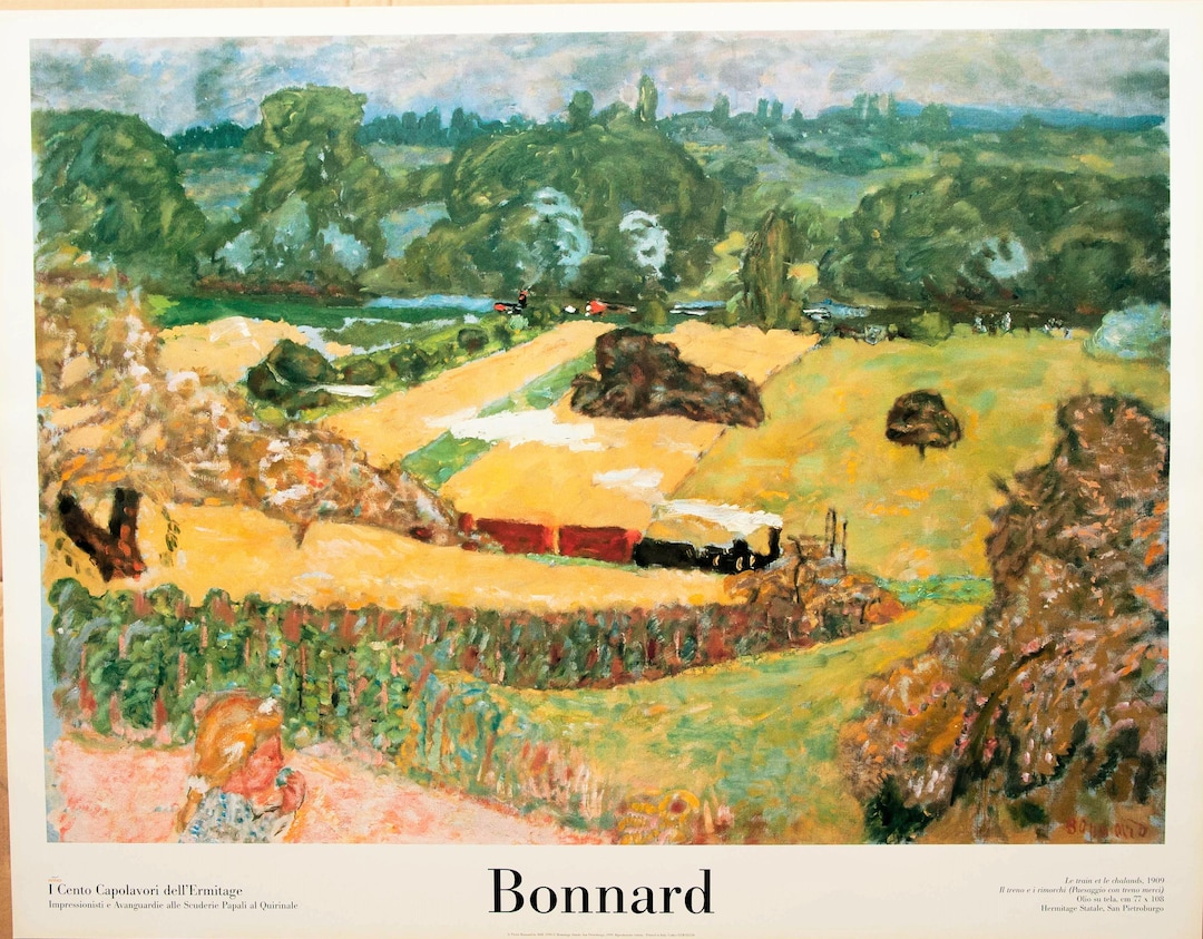 Pierre Bonnard Poster- Rare Vintage Print - Impressionists and Avant ...