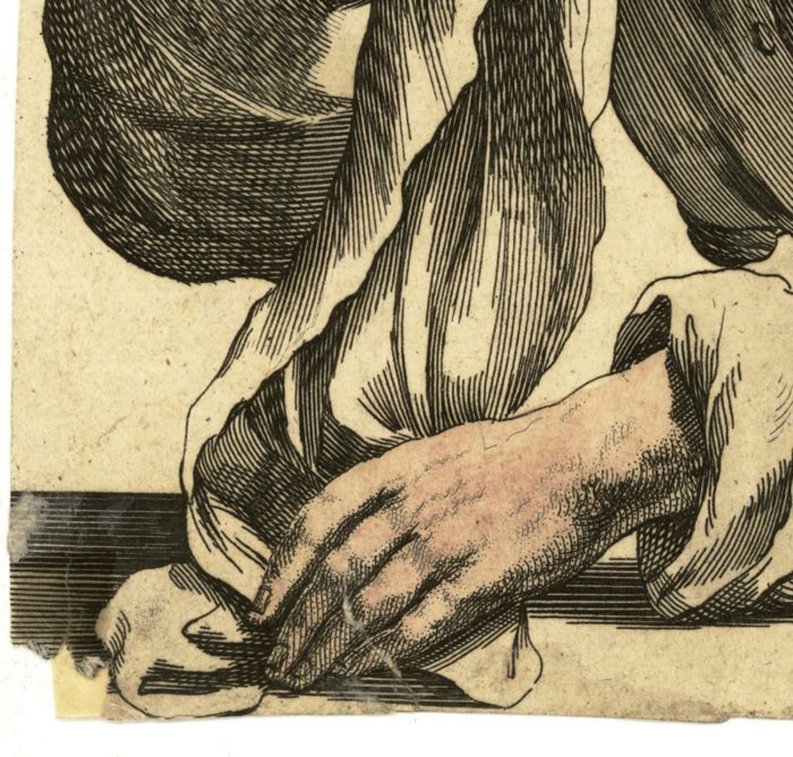 St Peter or Old Man Weeping Etching/engraving Made by - Etsy