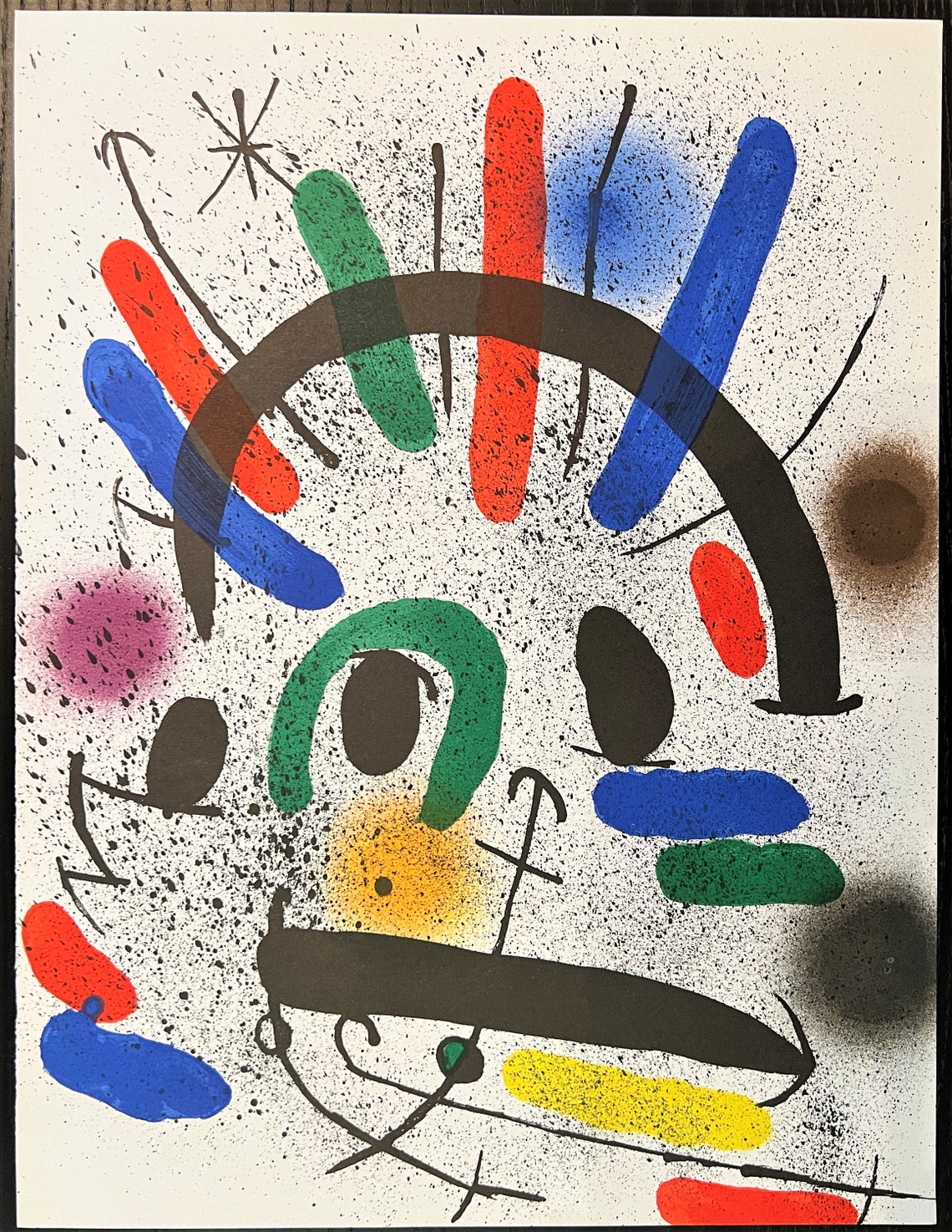 Joan Mirò Original Lithograph. 1972 | Etsy