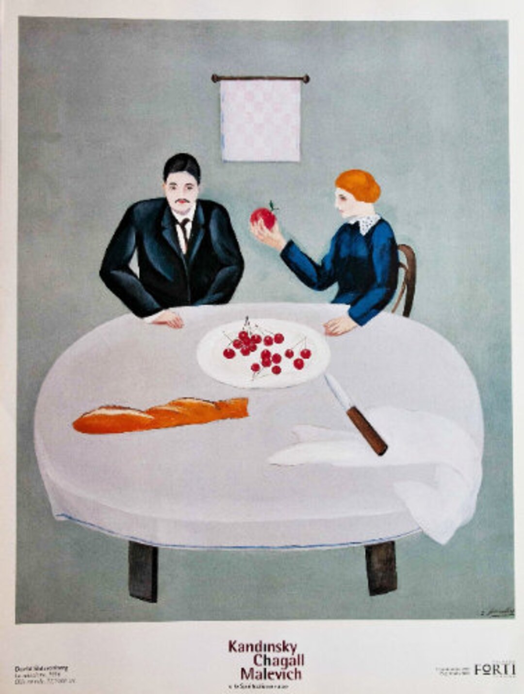 David Shterenberg Vintage Poster 1990s, Avant-garde Russian Art Print ...