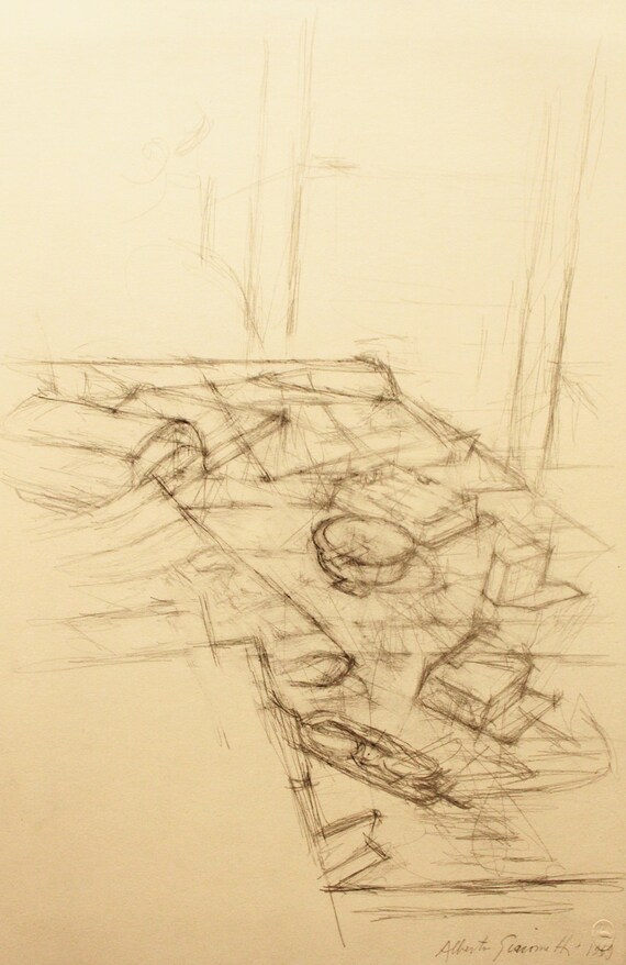 Alberto Giacometti Still Life Drawings