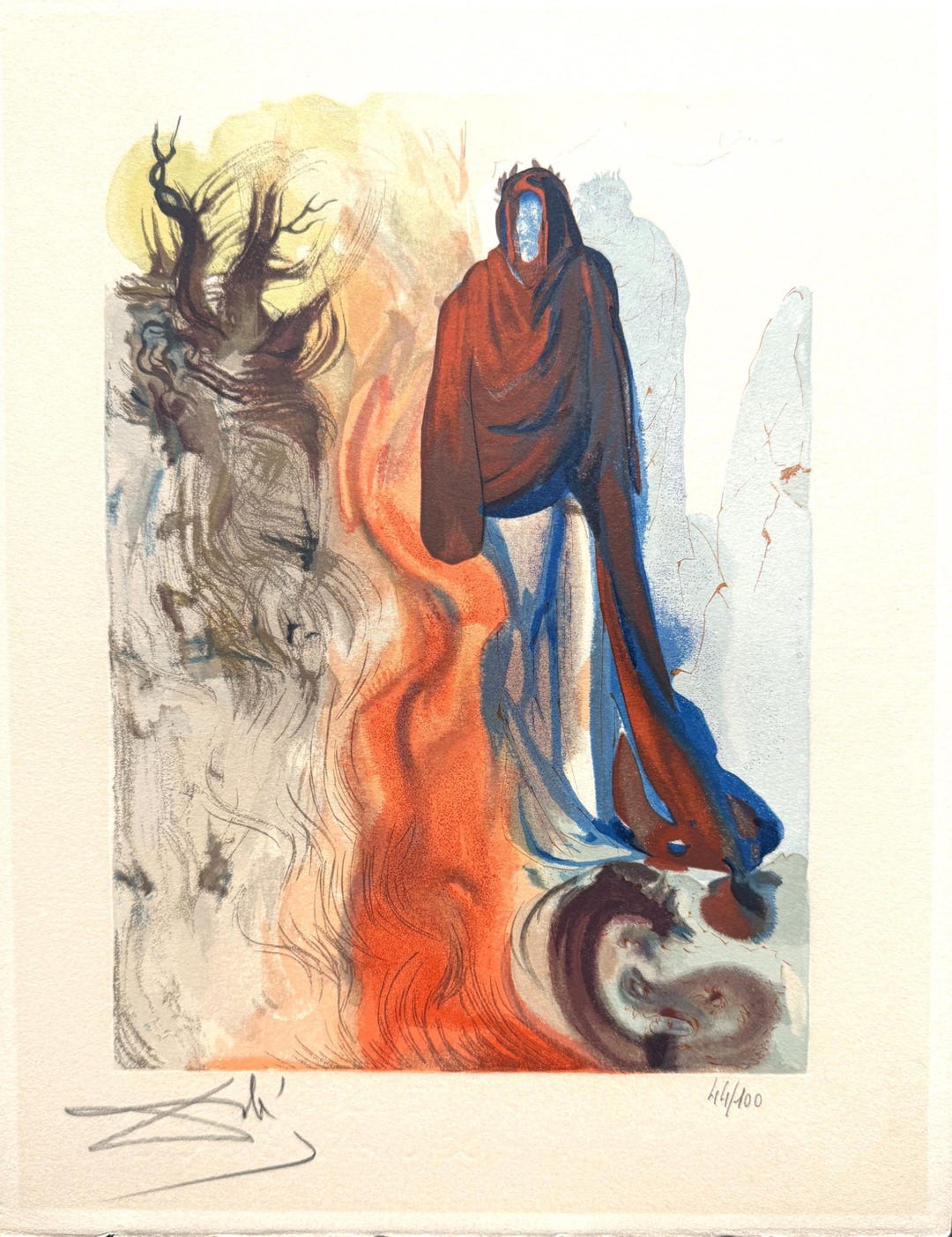 Salvador Dali - the Apparition of Dis - the Divine Comedy - Dante’s ...