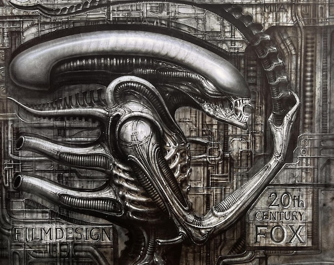 H.R. Giger - Alien Film Design | Original Vintage Silkscreen Poster ...