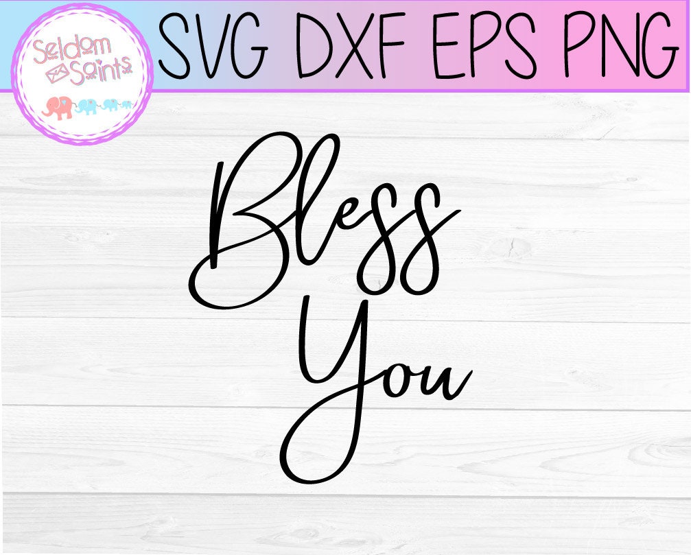 Bless You Svg Bless You Tissue Holder Svg Tissue Holder | Etsy