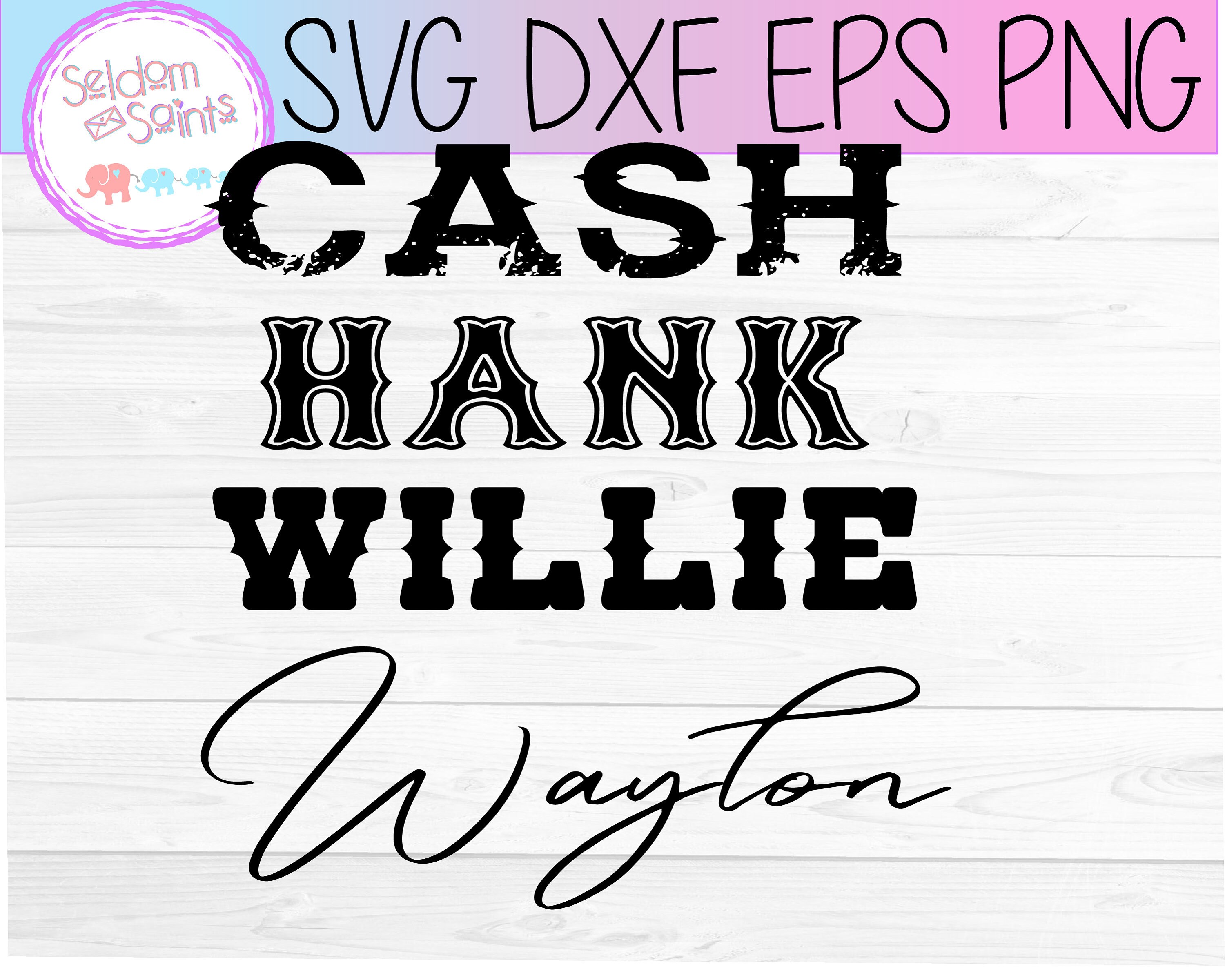 Cash Hank Willie Waylon Svg Drinking Svg Johnny Cash Svg | Etsy