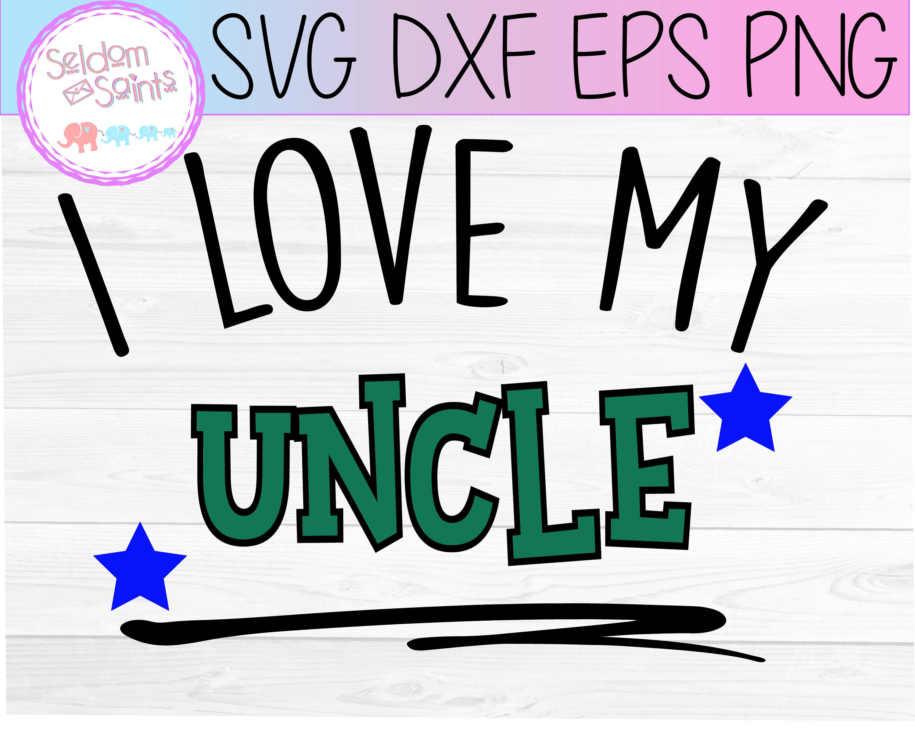I Love My Uncle Svg Cool Uncle Svg Uncle Svg Cool Uncle - Etsy