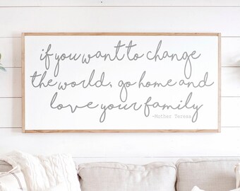 Mother Teresa Sign | Etsy