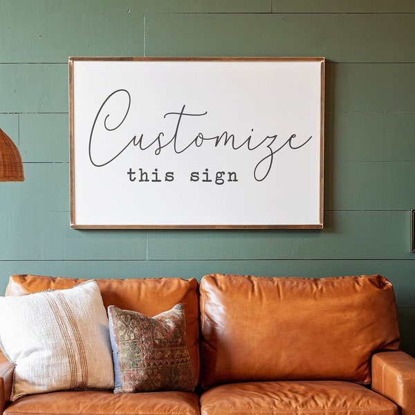 Custom Sign - Etsy