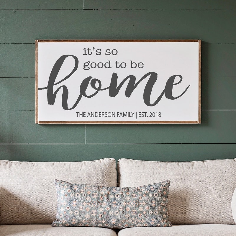 Its so Good to Be Home Sign - Etsy