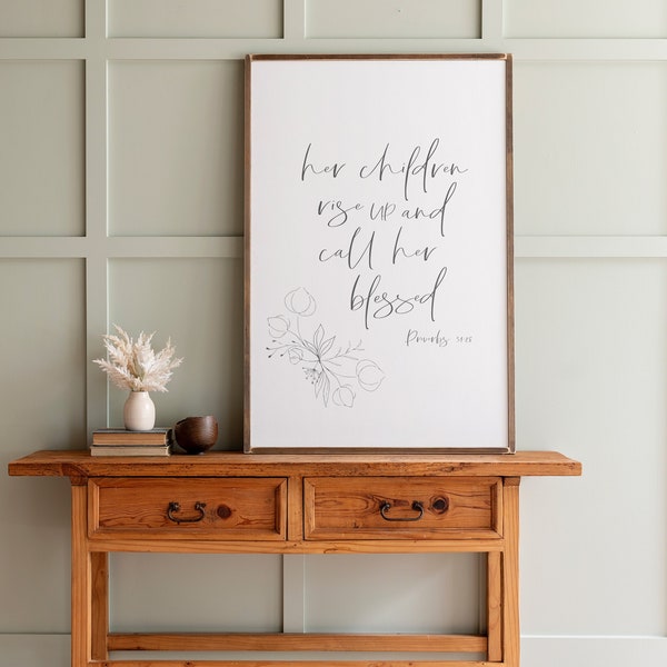 Proverbs 31 28 - Etsy