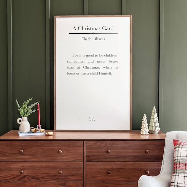 Christmas Carol Sign - Etsy