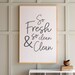 So Fresh and so Clean Sign Laundry Room Signs Kitchen - Etsy