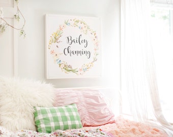 Signs for girls room | Etsy