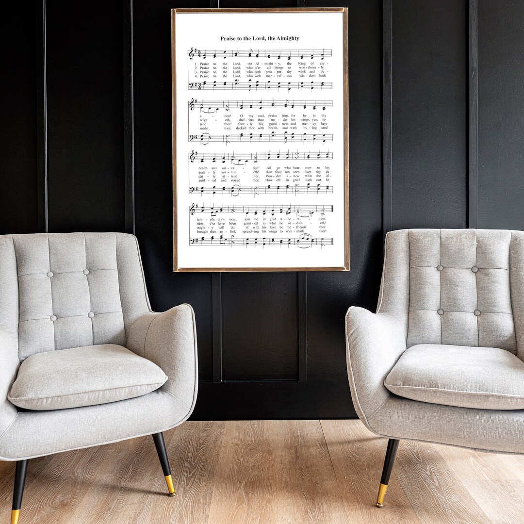 Praise to the Lord, the Almighty Wood Sign | Praise to the Lord, the ...