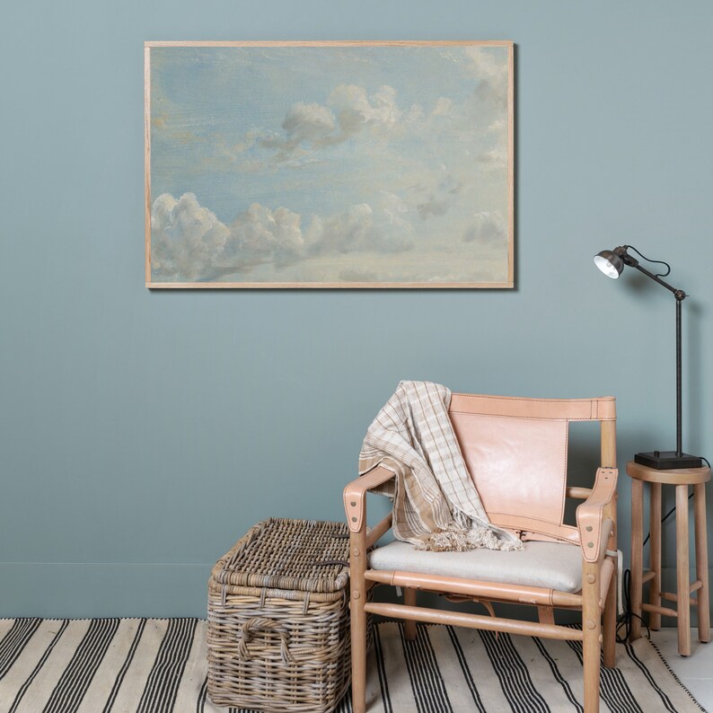 Clouds Wall Art Living Room Wood Sign Clouds Wall Decor | Etsy