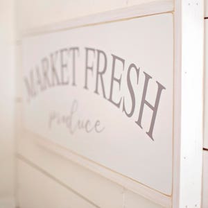 Market Fresh Produce sign Wooden Kitchen Sign Kitchen Sign | Etsy