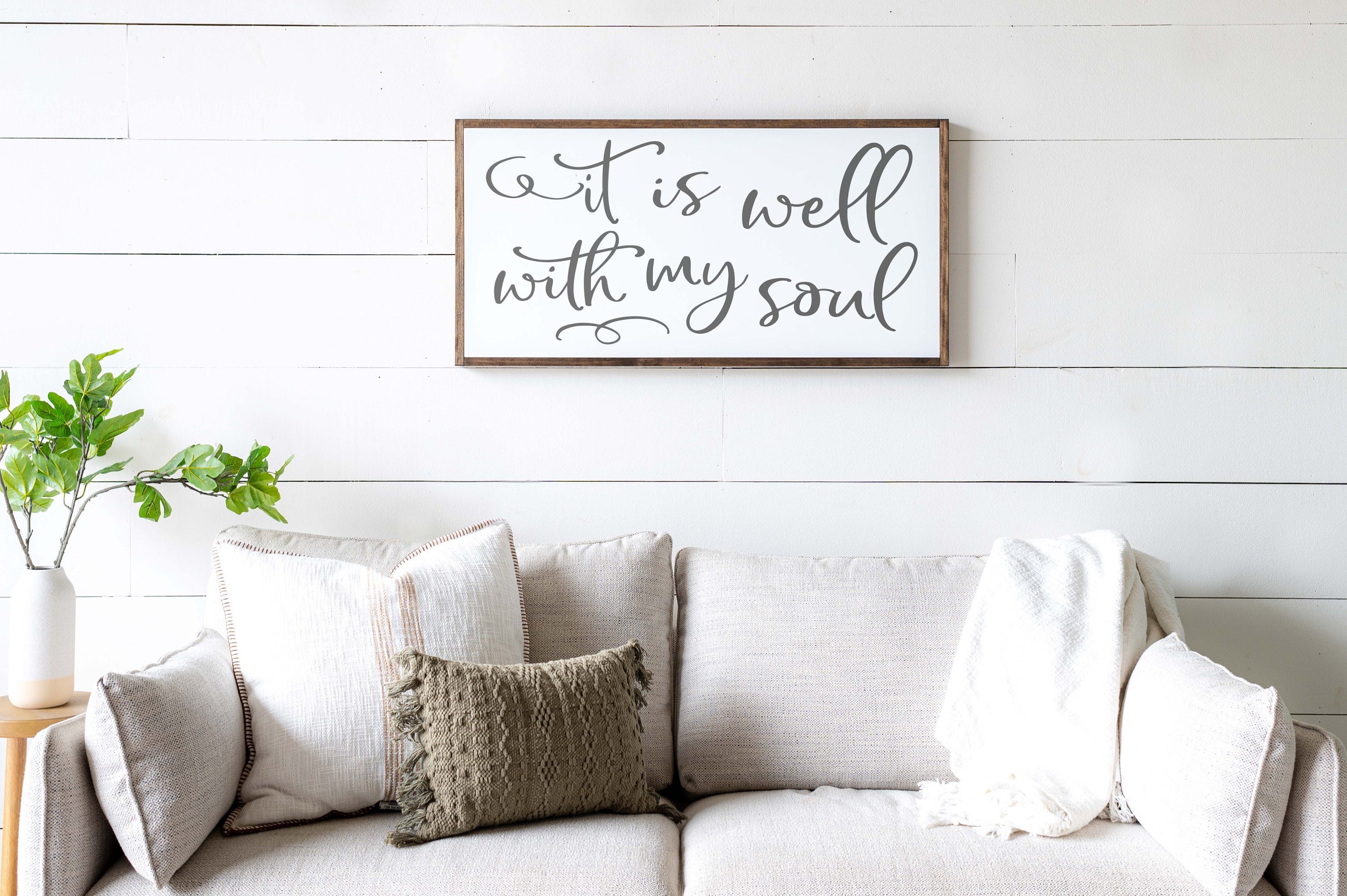 It is Well With My Soul Wood Sign It is Well With My Soul - Etsy