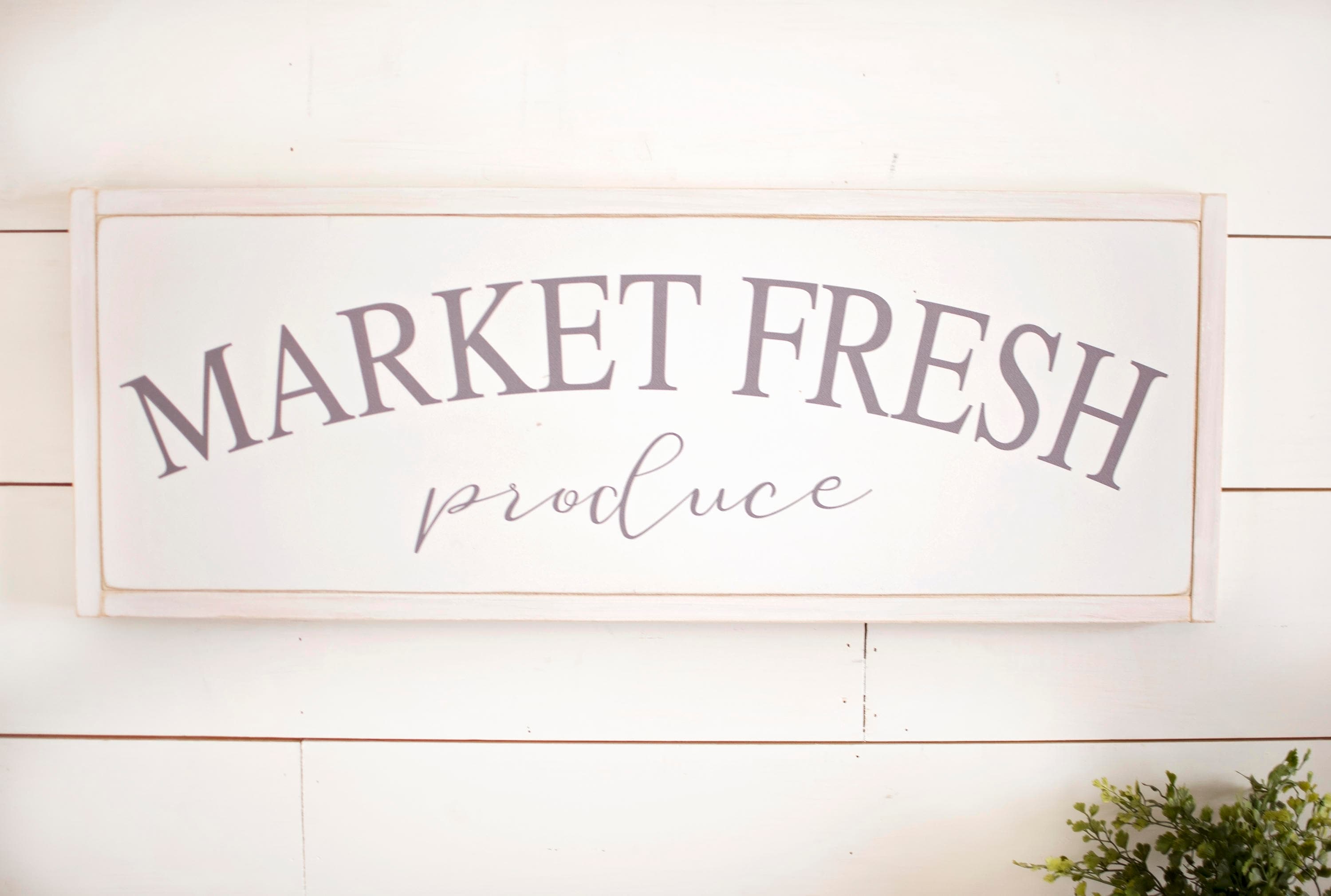 Market Fresh Produce sign Wooden Kitchen Sign Kitchen Sign | Etsy