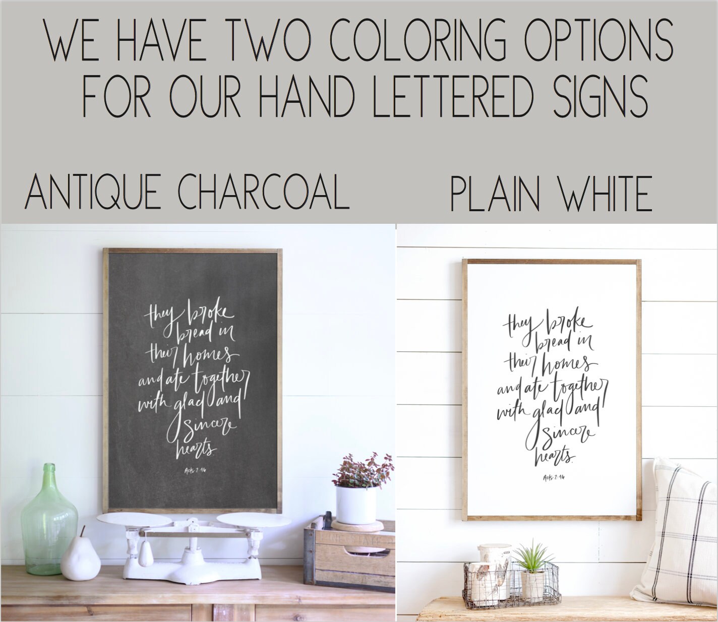Hand Lettered Wood Signs | Whatever is True | Christian Wall Decor ...