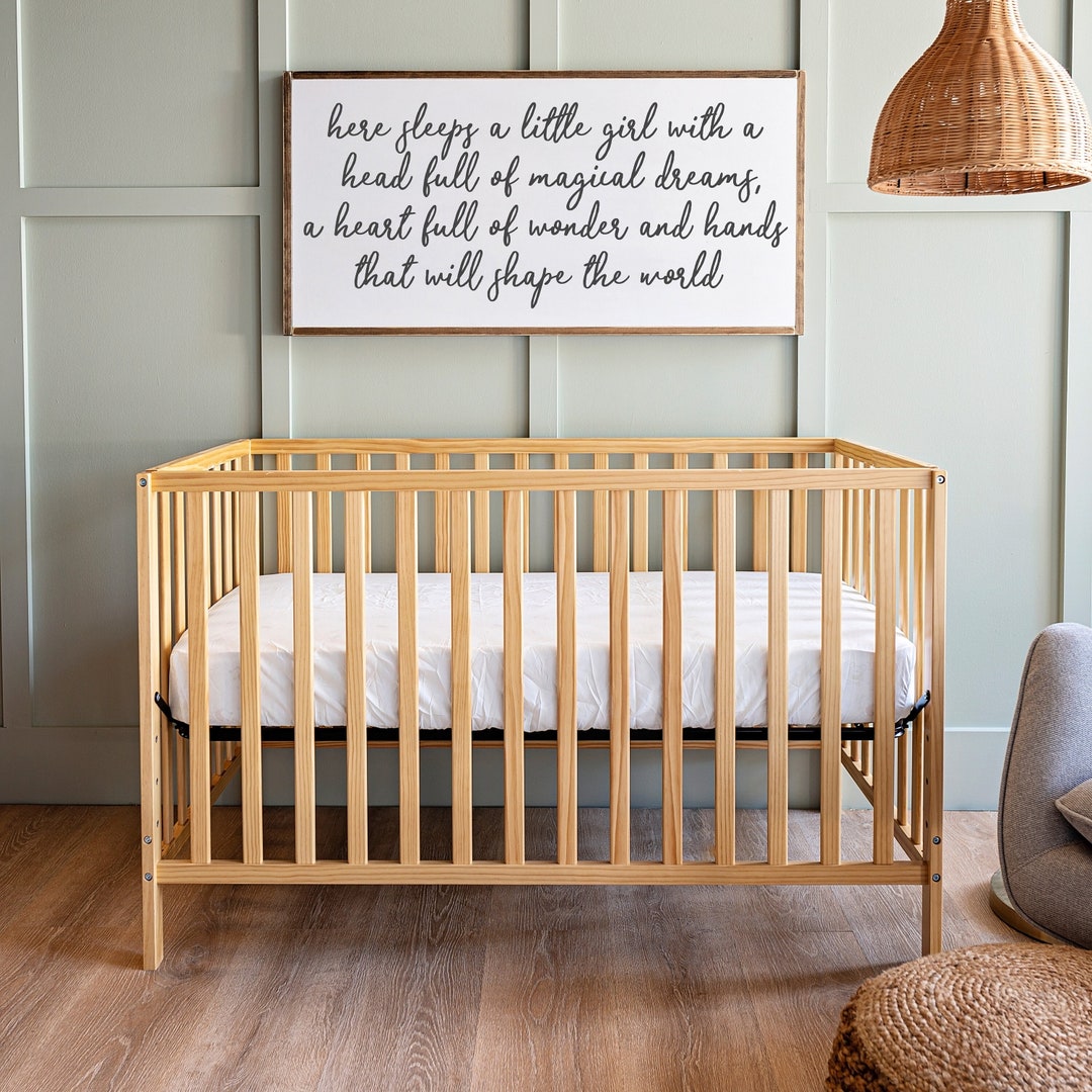 Magical Dreams Girl Room Sign: Framed Wood Wall Decor - Etsy