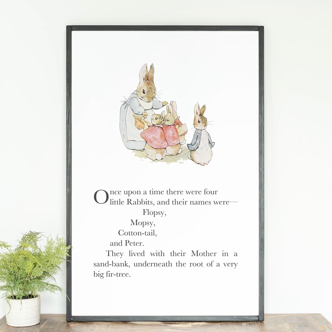Peter Rabbit Kids Room Wall Decor the Tale of Peter Rabbit - Etsy