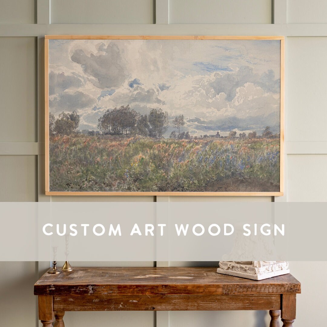 Custom Art Sign | Any Art And/or Any Wording Combined - Etsy