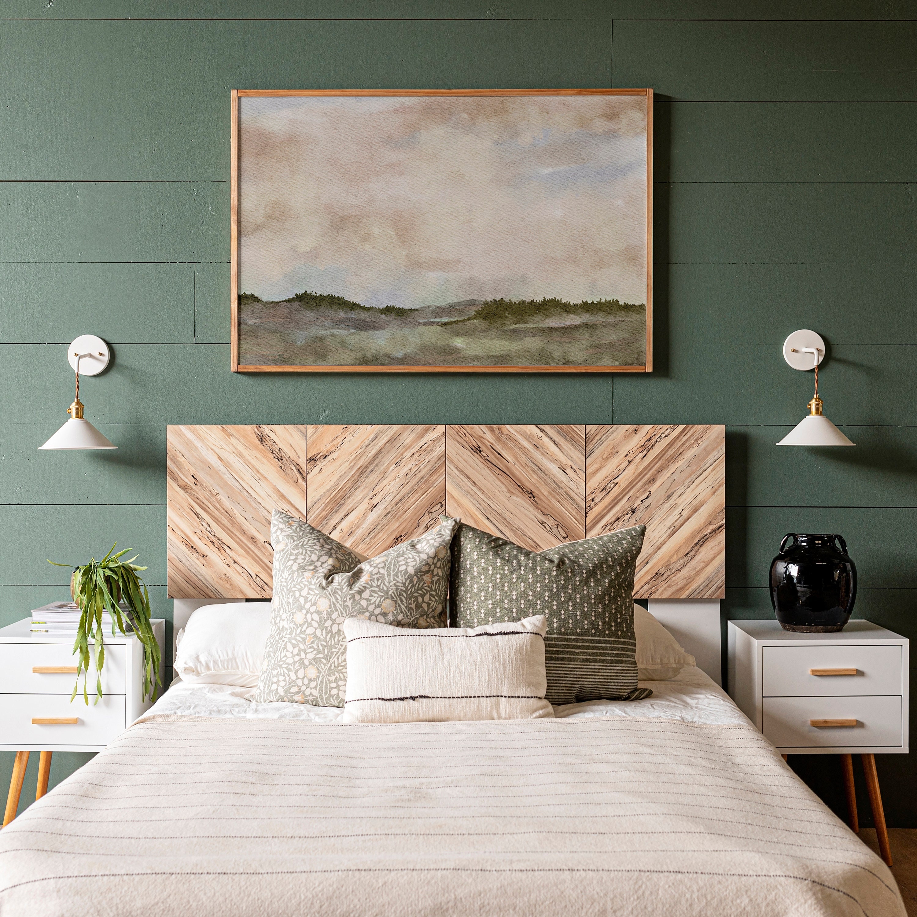 Muted Sky Landscape Art: Modern Neutral Wall Decor | 245 - Etsy