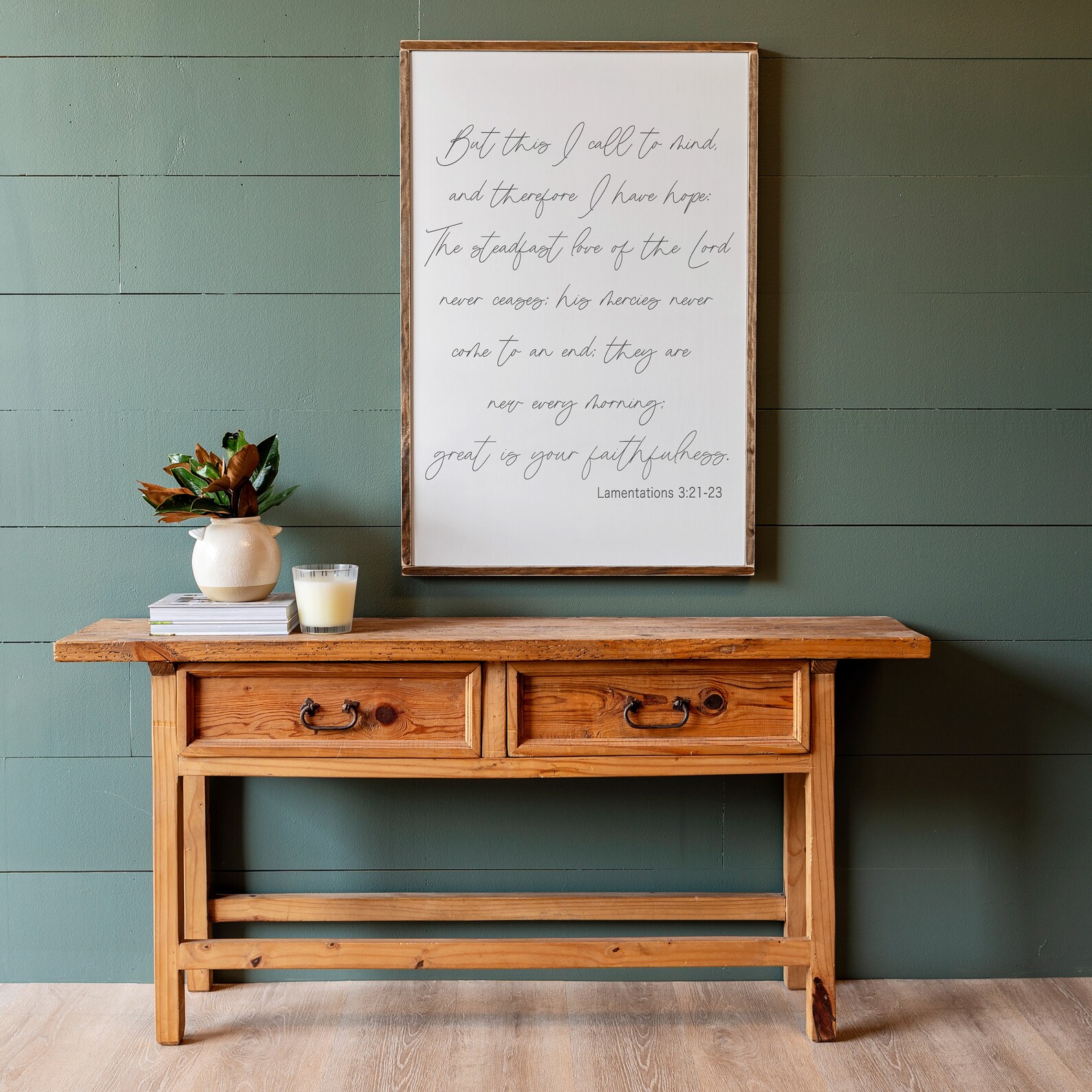 Is Thy Faithfulness Sign | Christian Scripture Wood Wall Decor | 359 - Etsy