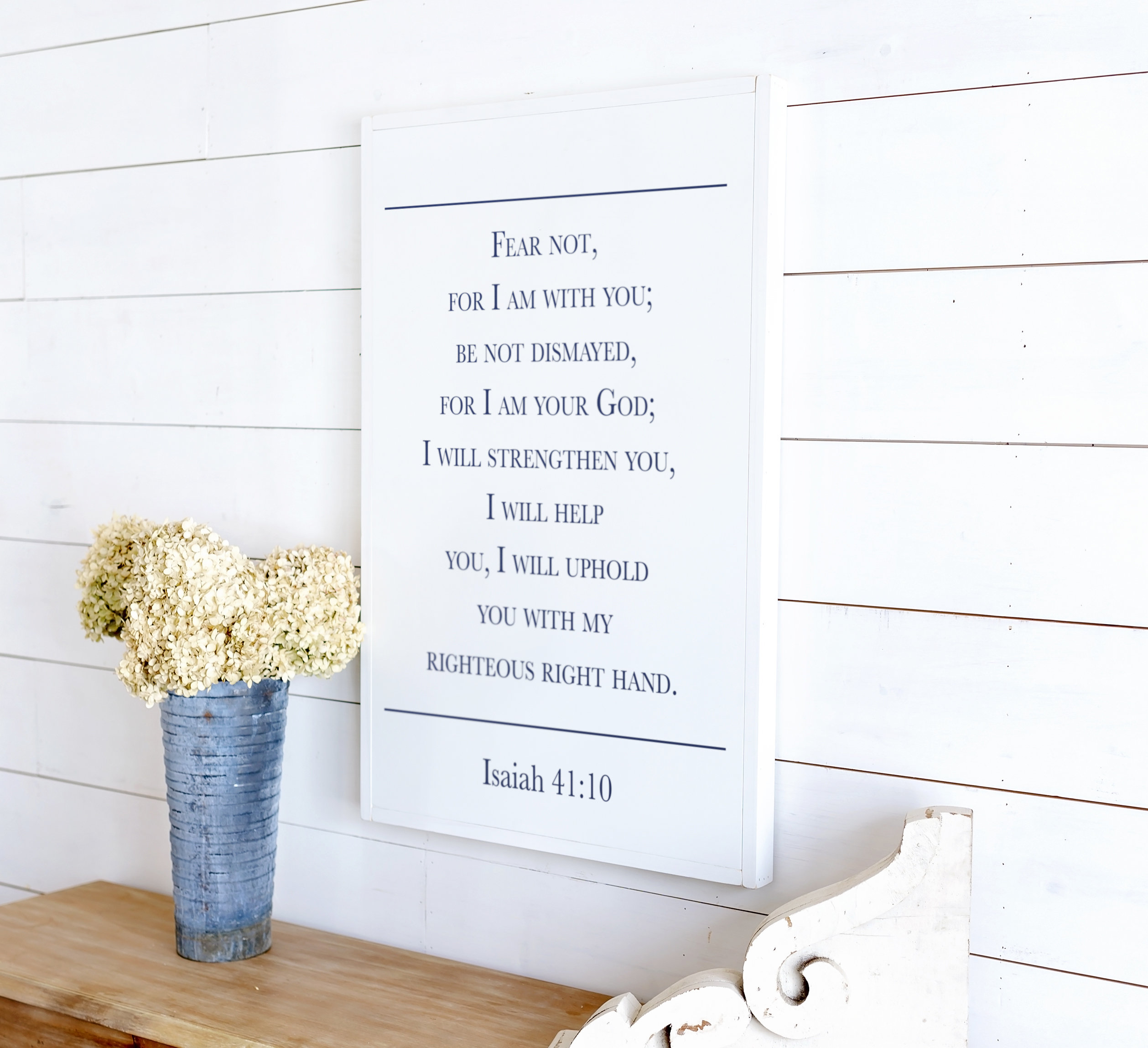 Scripture Wall Decor Christian Wall Decor Isaiah 41 | Etsy