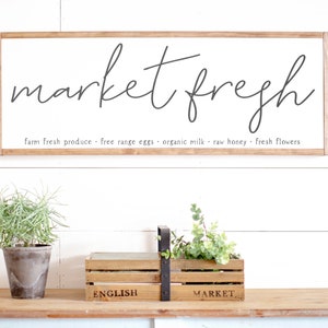 Large Kitchen Sign | Wooden Kitchen Sign | Kitchen Wall Decor ...
