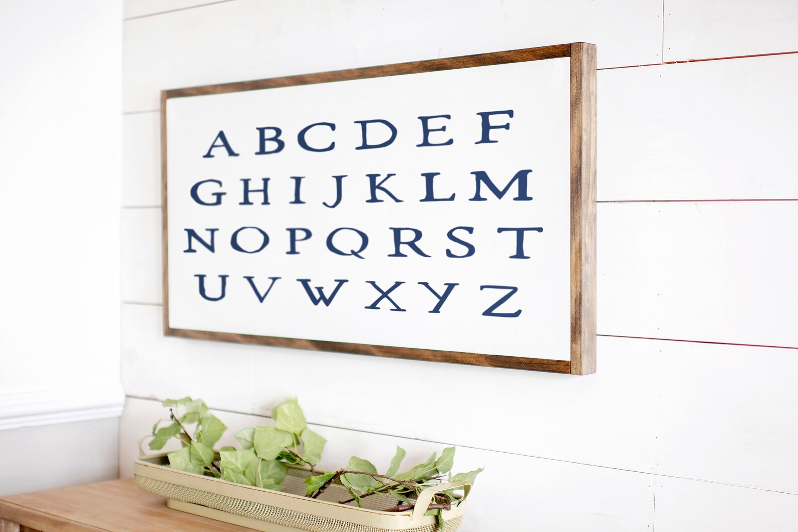 ABC Wall Art ABC Sign Alphabet Wood Sign School Room | Etsy