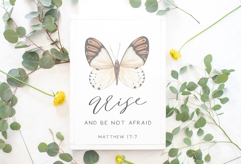 Scripture Wall Decor Christian Wall Decor Arise Sign | Etsy