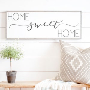 Home Sweet Home Sign Above Couch Sign Living Room Signs - Etsy