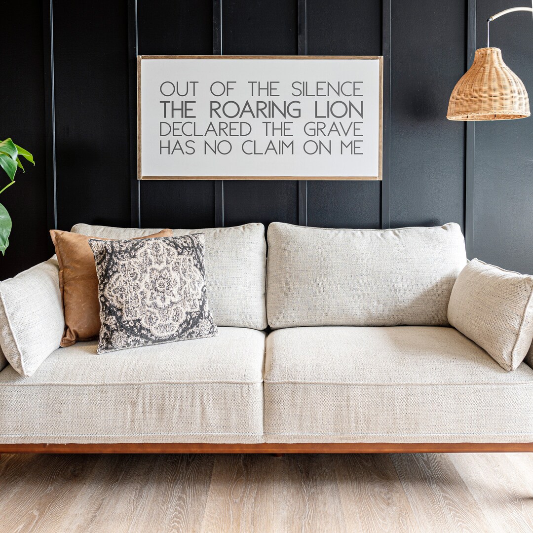 Christian Wall Decor | Christian Song Sign | Christian Signs | Framed ...