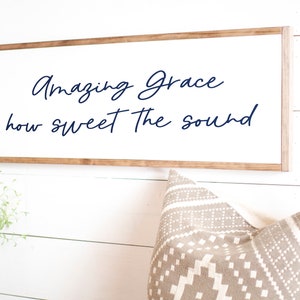 Amazing Grace How Sweet the Sound | Amazing Grace Sign | Amazing Grace ...