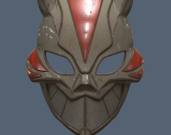 Red X Mask 3D Model STL Files | Etsy
