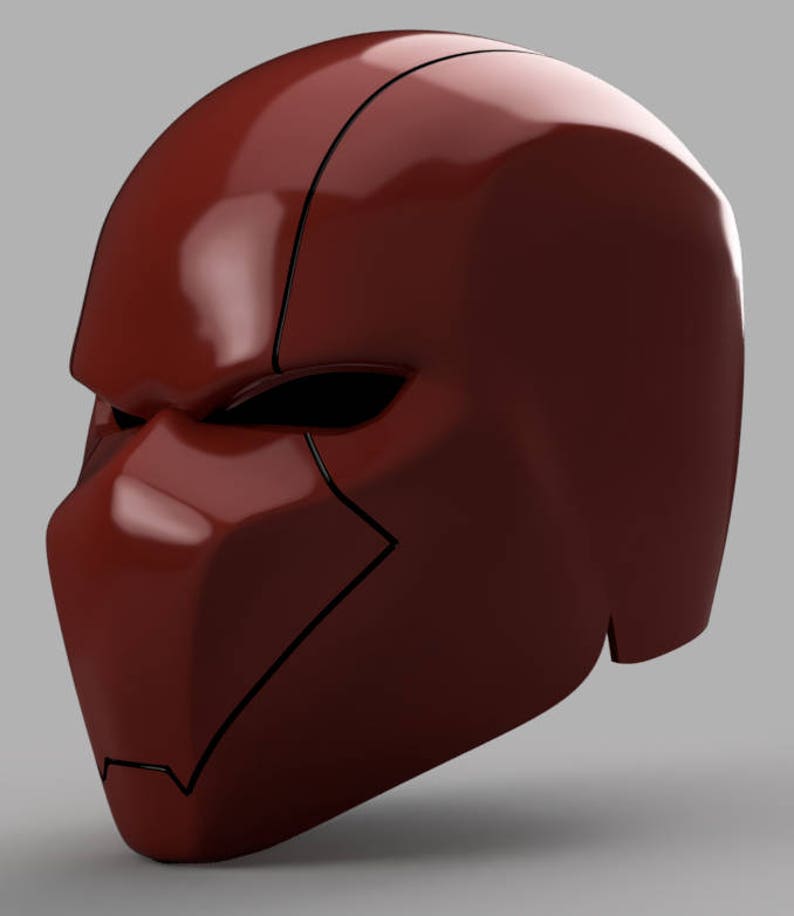 Red Hood Helmet Version 2 3D Model STL Files - Etsy